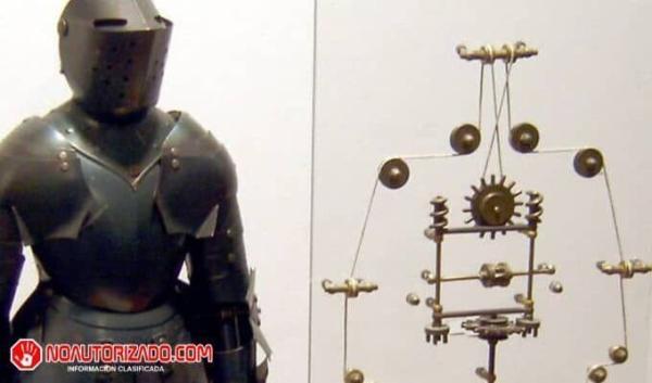 El robot de Leonardo Da Vinci de hace mas de 500 años.